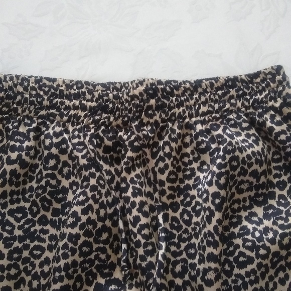 Spiegel | Intimates & Sleepwear | Spiegel Leopard Print Satin Pajamas 2 ...
